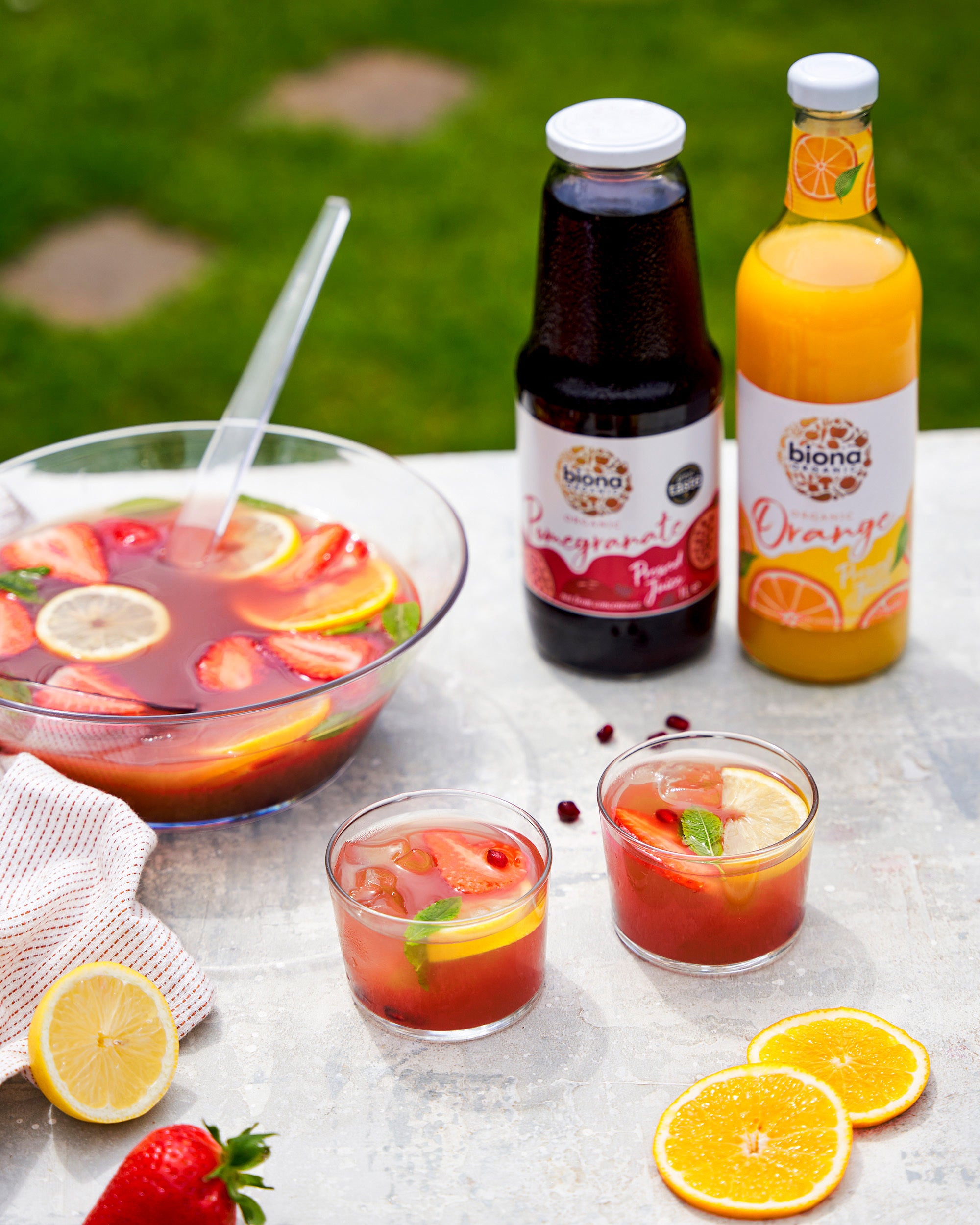 Fruity, Organic Punch Mocktail – Biona