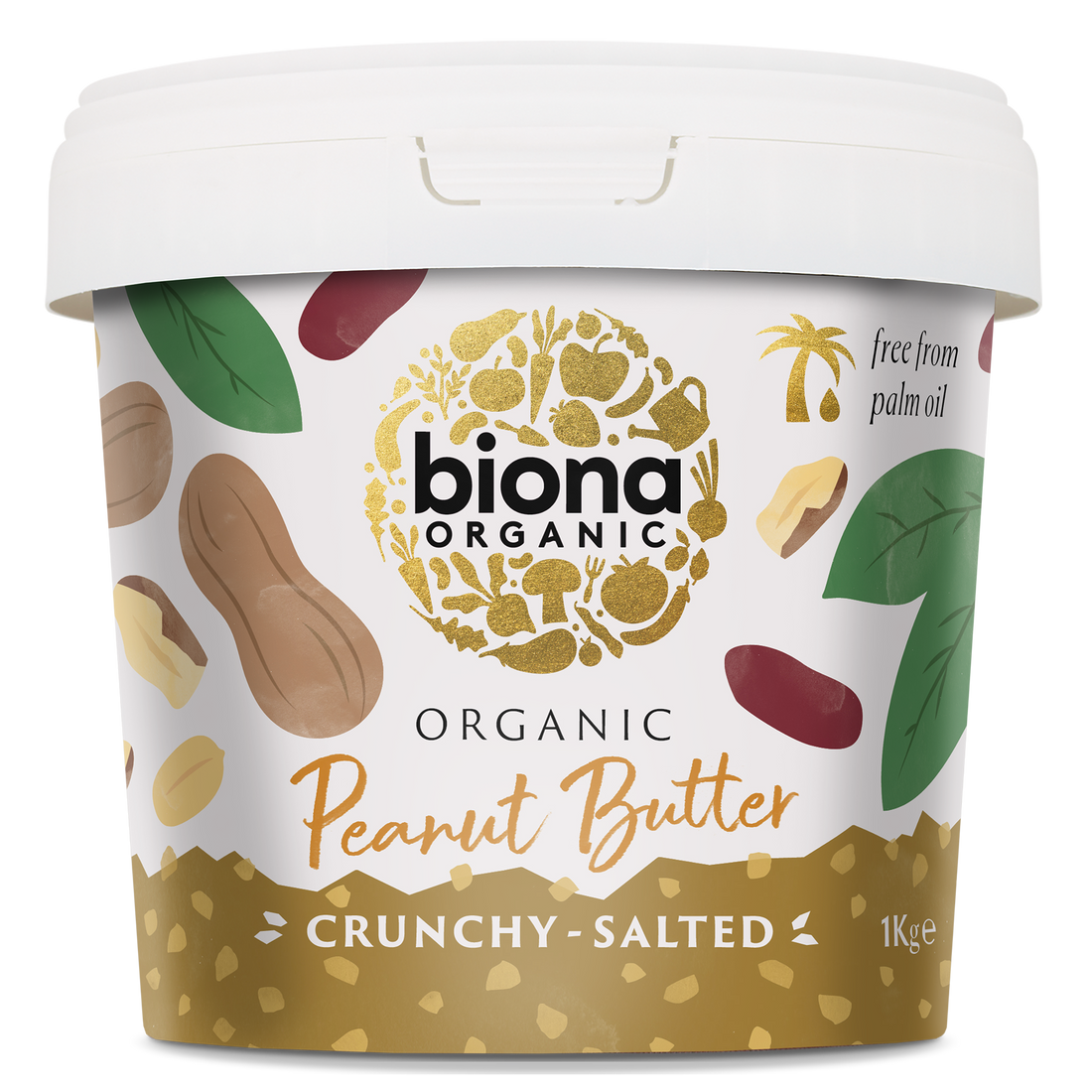 PEANUT BUTTER CRUNCHY - WITH SALT – Biona