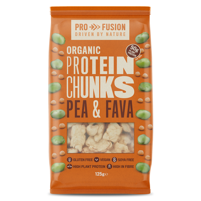 PEA & FAVA PROTEIN CHUNKS – Biona
