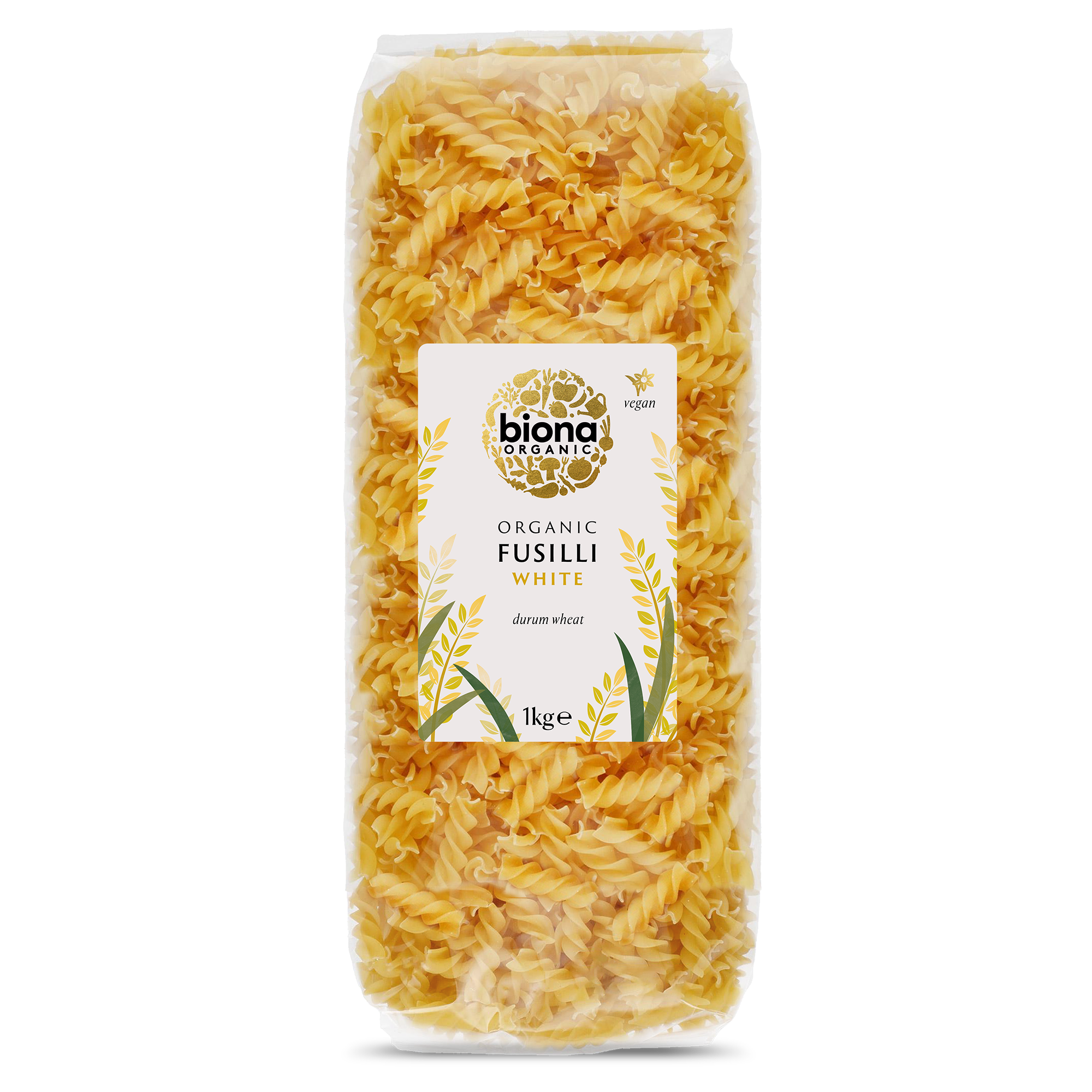 White Fusilli Pasta 1kg – Biona