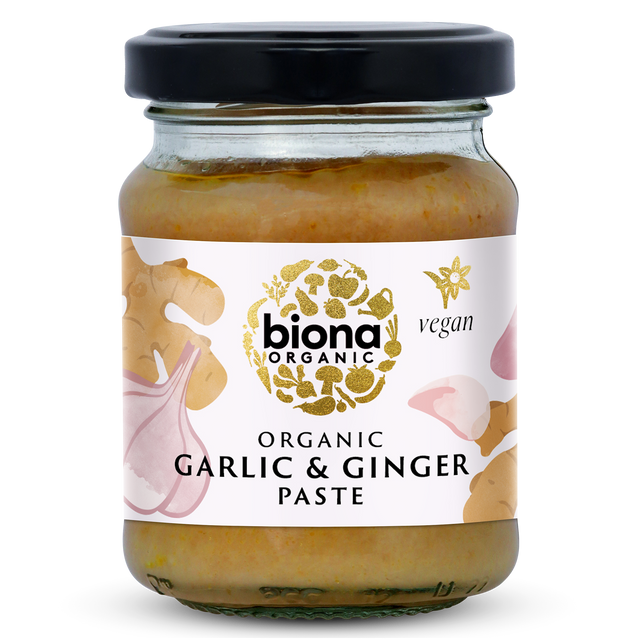 GARLIC & GINGER PASTE 130g – Biona