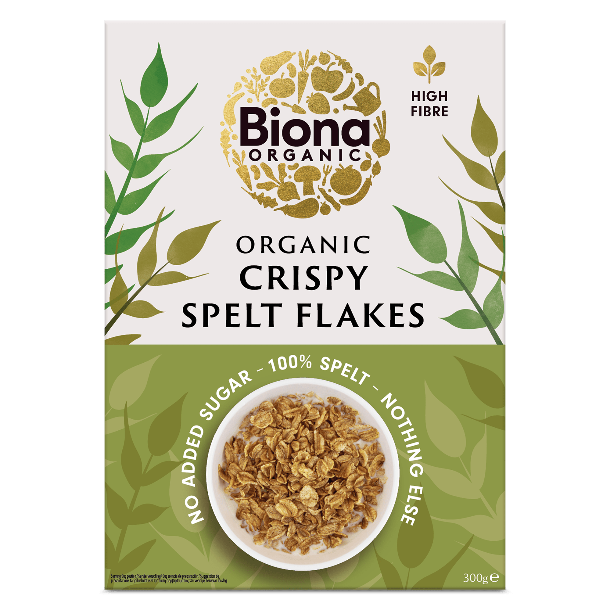 Crispy Spelt Flakes 300g – Biona