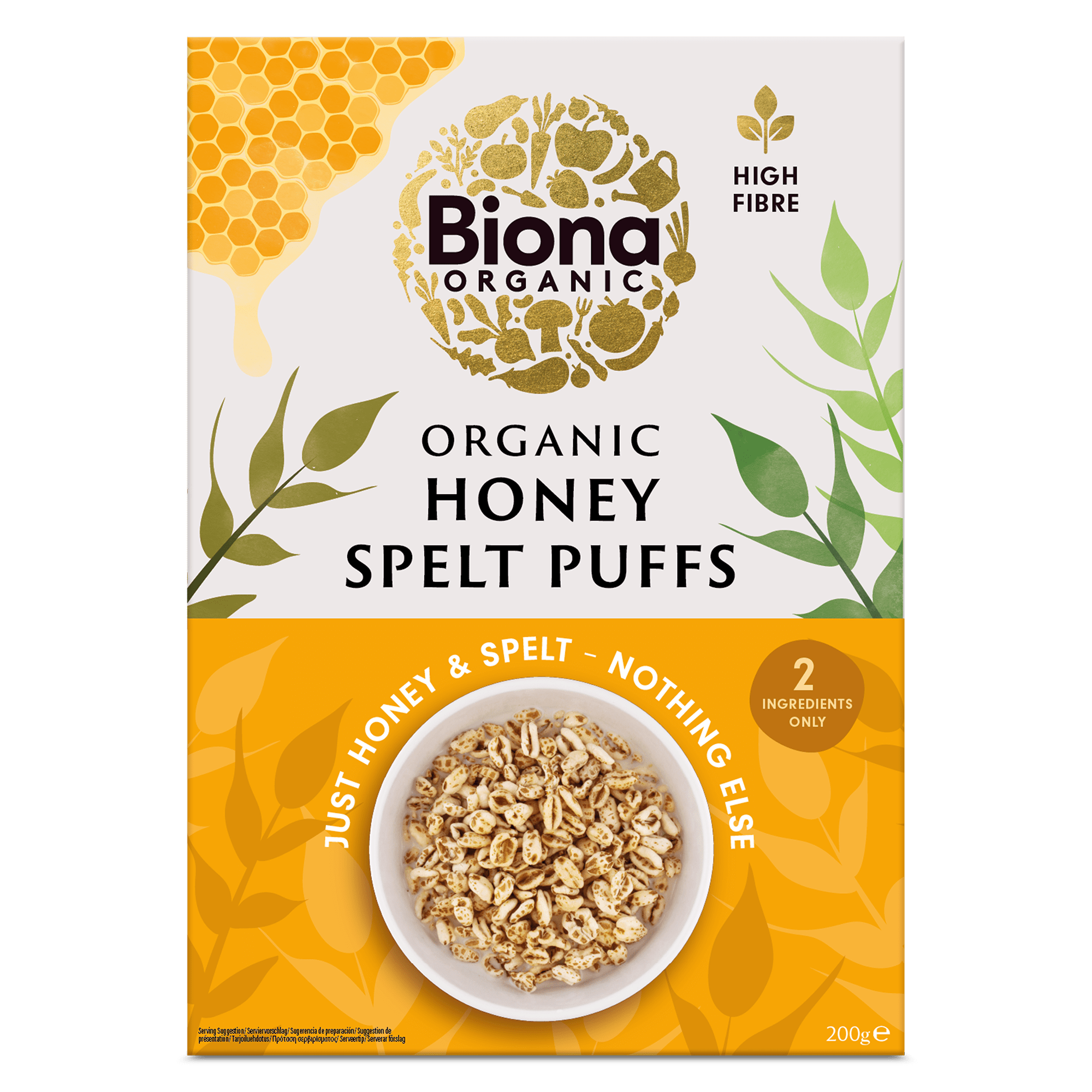 Honey Spelt Puffs 200g – Biona
