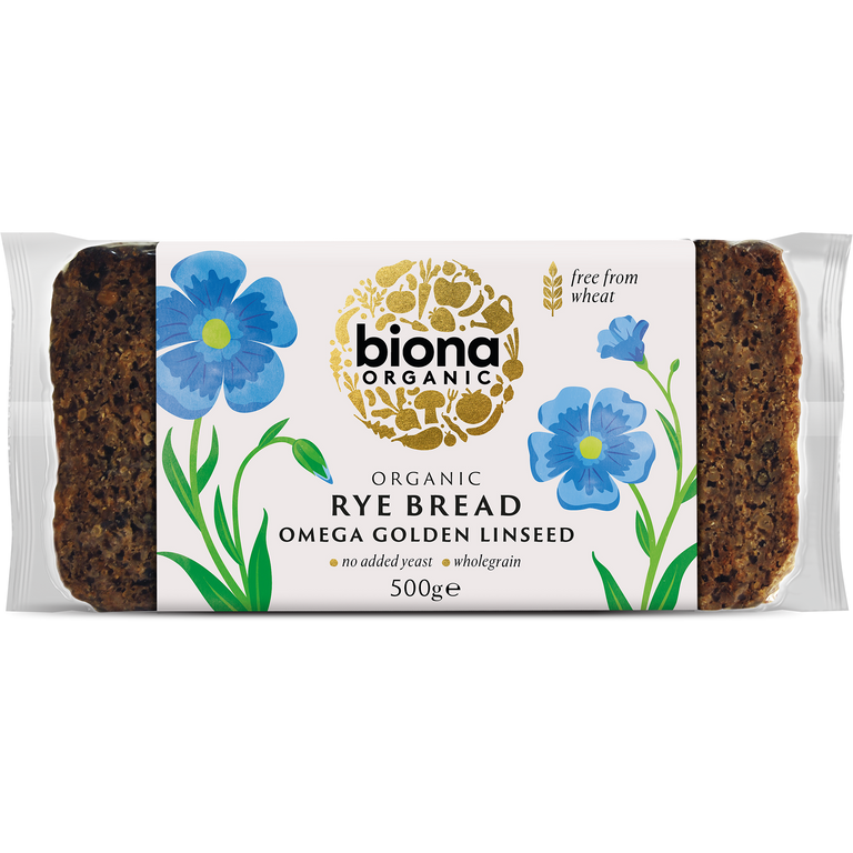 RYE BREAD - OMEGA GOLDEN LINSEED – Biona