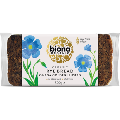 RYE BREAD - OMEGA GOLDEN LINSEED – Biona