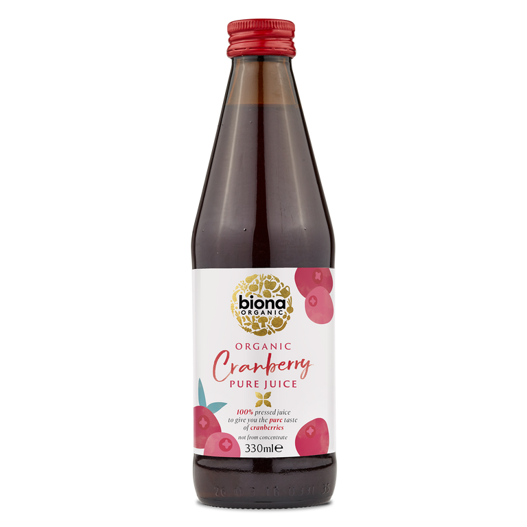 Cranberry Pure Juice 330ml – Biona
