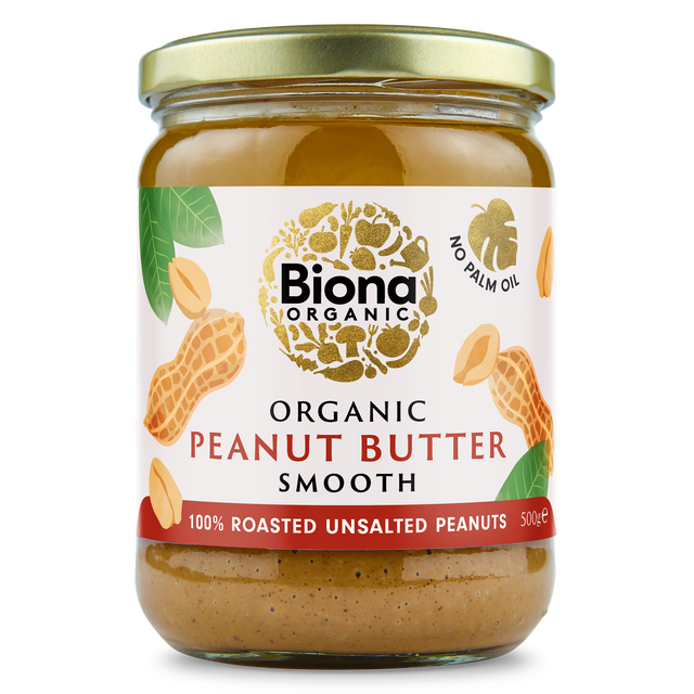 PEANUT BUTTER SMOOTH 500g – Biona