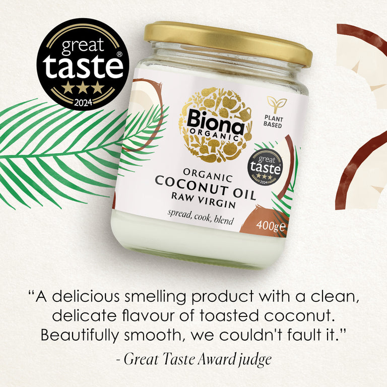 Raw Virgin Coconut Oil 400g – Biona