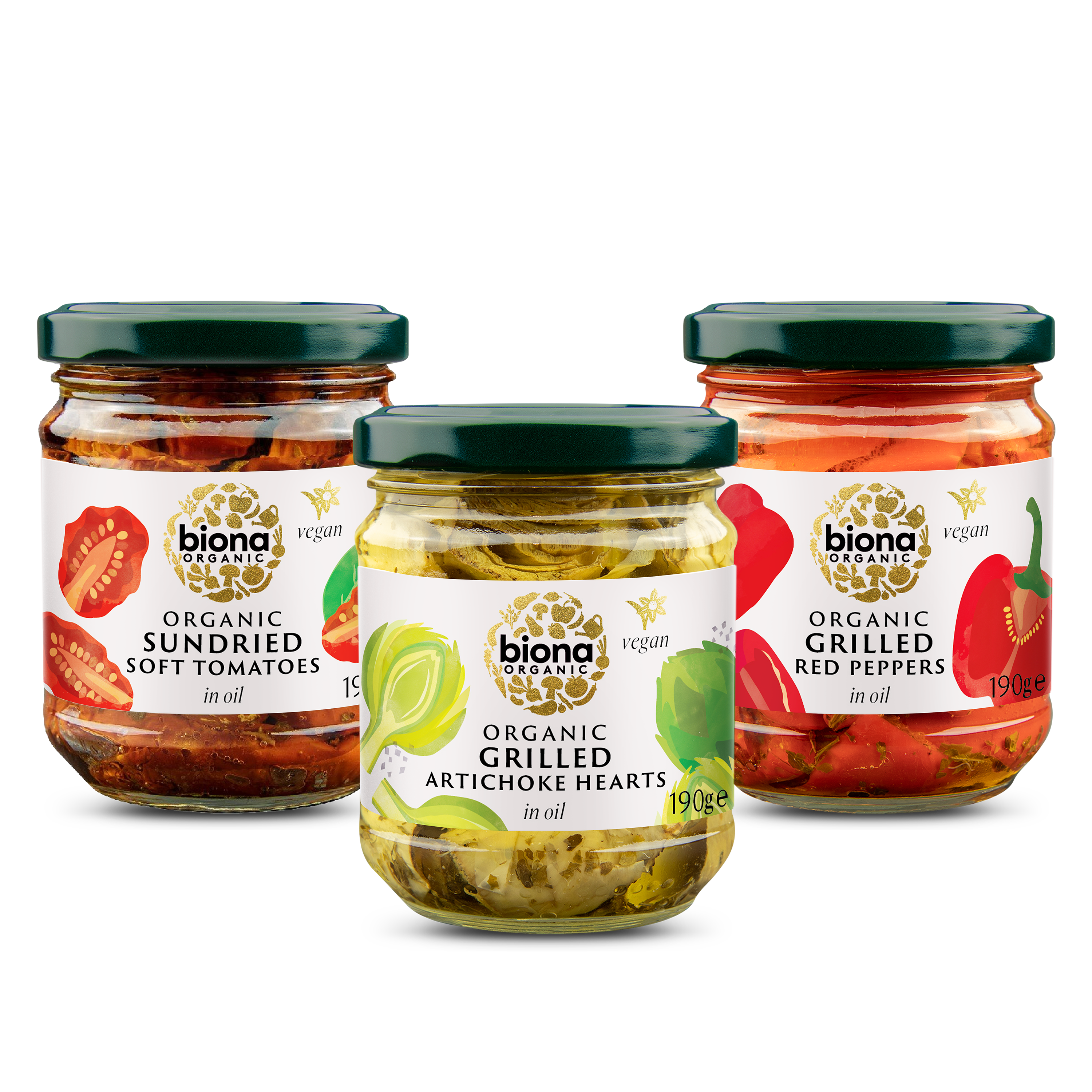 ANTIPASTI TRIO 3x190g – Biona